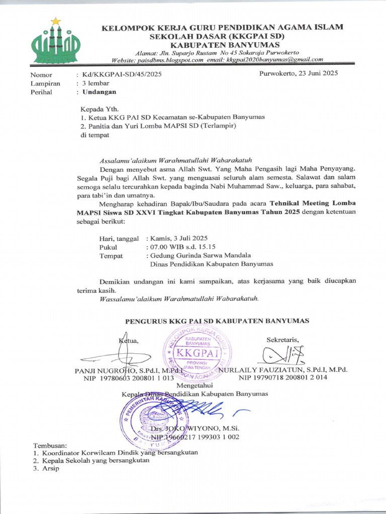 Undangan TM Mapsi | PDF