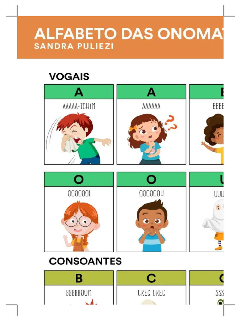 Alfabeto Onomatopeias | PDF