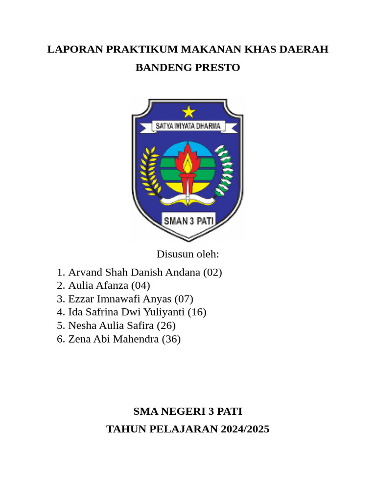 Logo Bandeng Presto Pati | PDF
