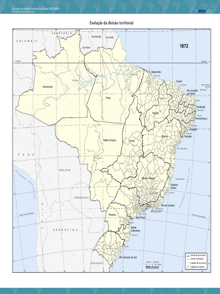 Evolucao Da Divisao Territorial Mapas | PDF | Brasil
