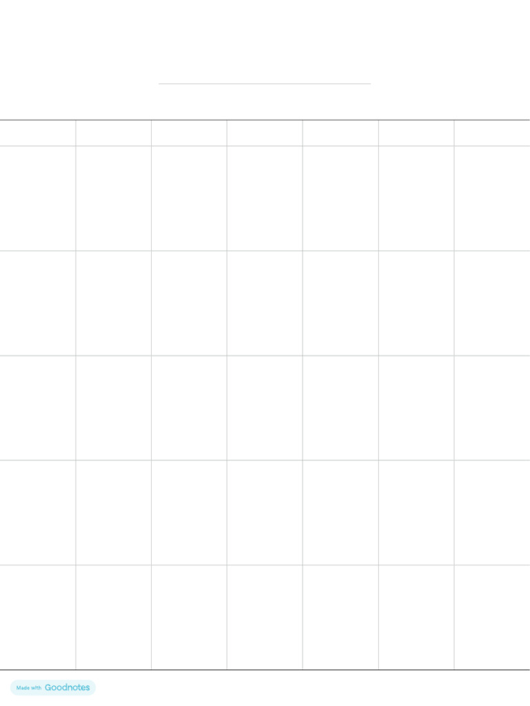 Calendar Template | PDF