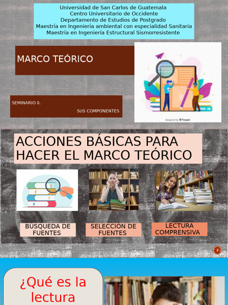 Estructura del Marco Teórico en Investigación | PDF | Teoría | Aguas ...