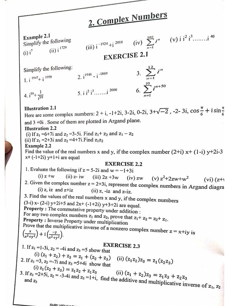 12th Maths Chapter-2 Question | PDF