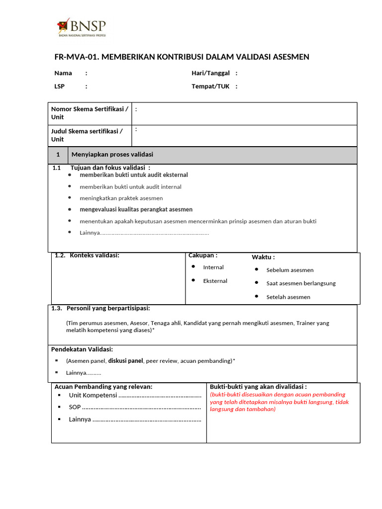 FR. MKVA - 01 - Rev.01 | PDF