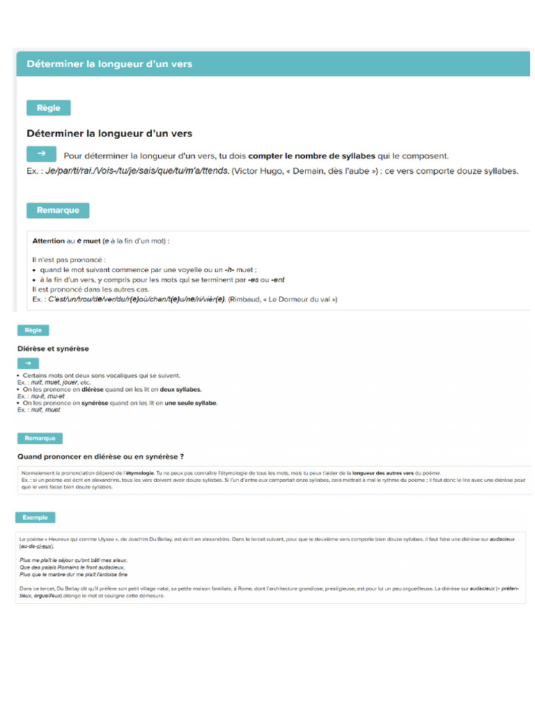 Les VERS | PDF