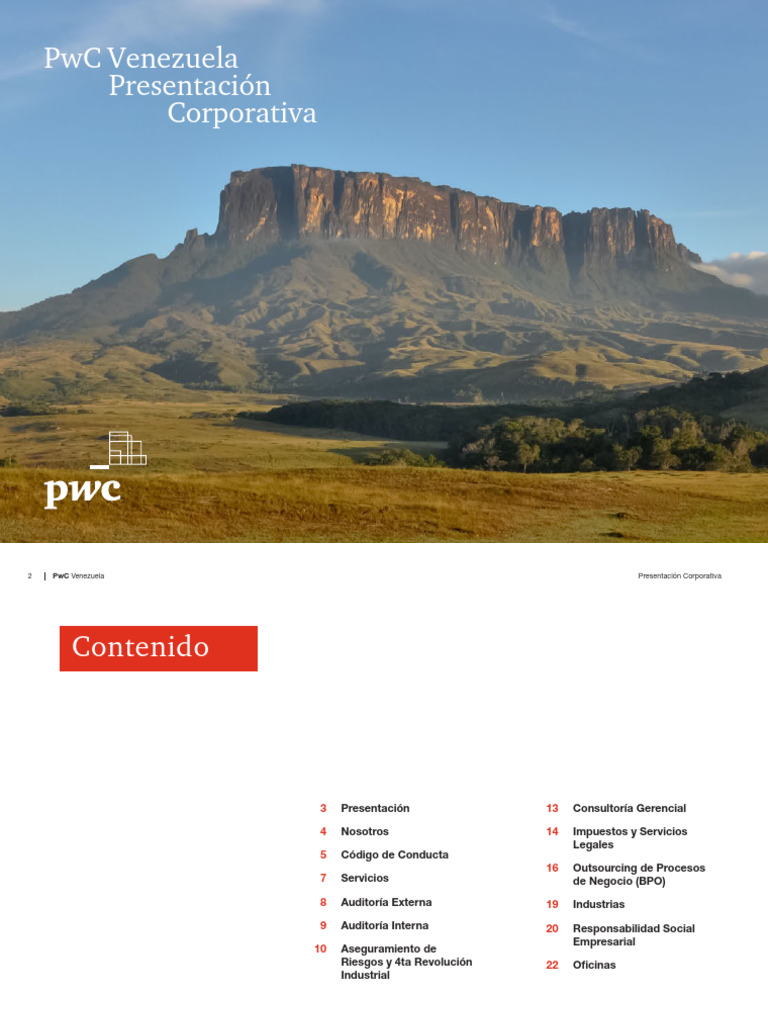PwC Venezuela: Servicios y Valores | PDF | normas internacionales de ...