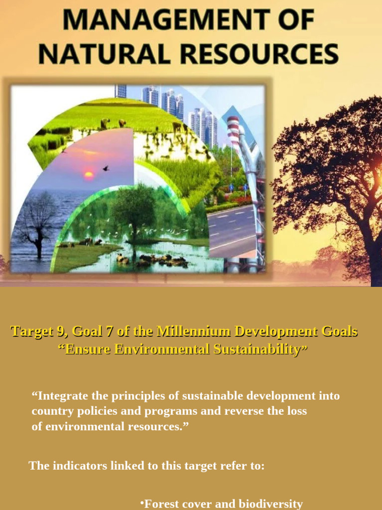 Natural Resource Management | PDF | Global Environment Facility ...