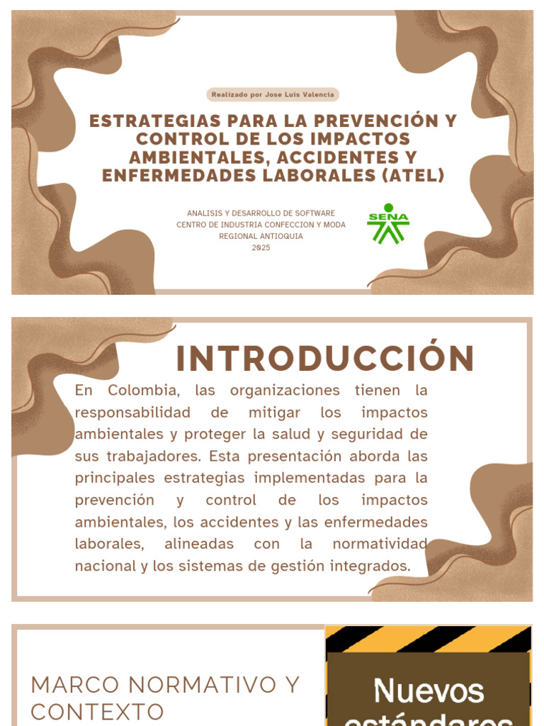 Presentación Sobre Las Estrategias para La Prevención y Control de Los Impactos Ambientales ...