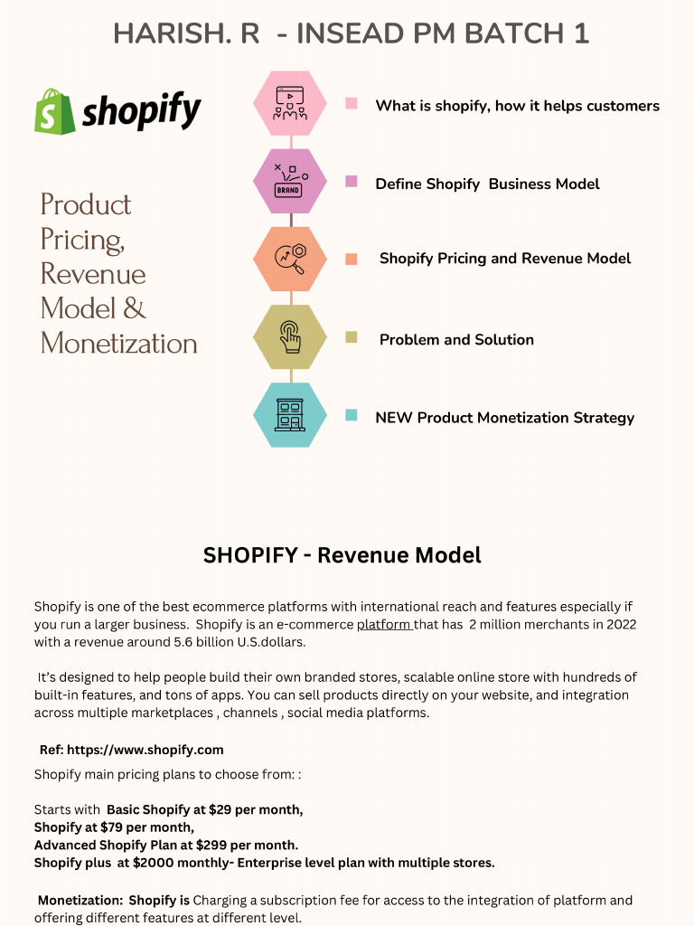 Product Revenue and Monetization | PDF