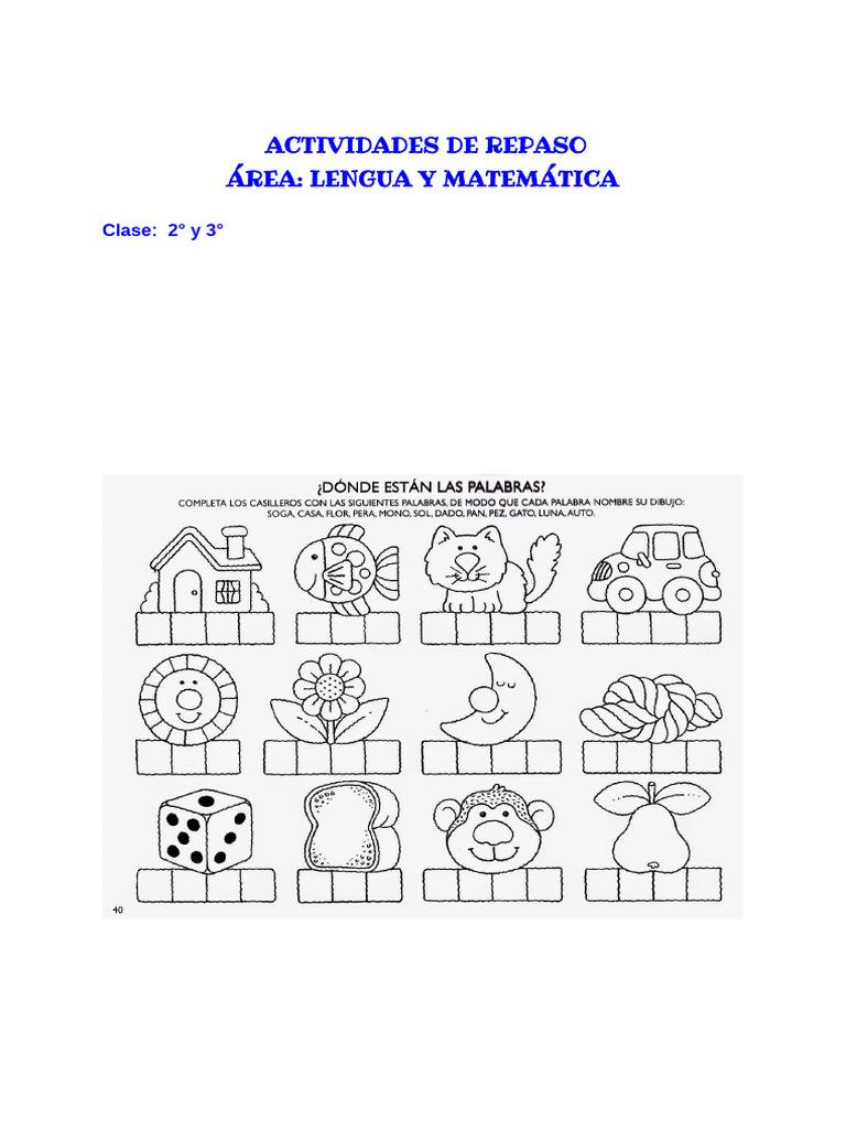 Actividades de Repaso | PDF