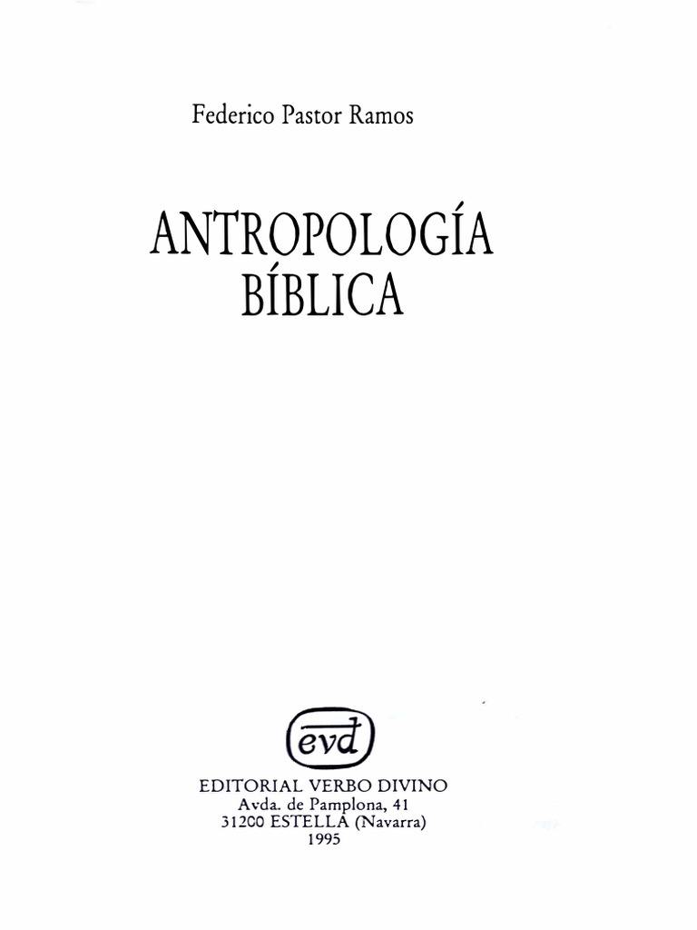 Antrop. Bíblica A La Luz de La Alianza | PDF | Biblia | Dios
