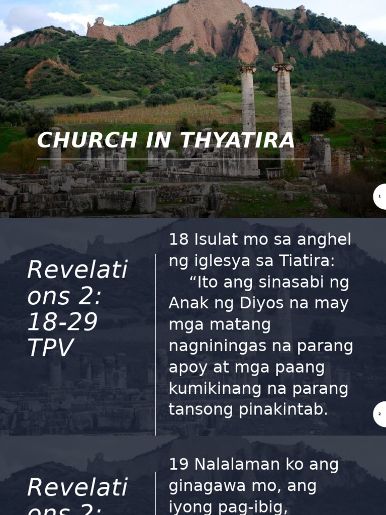 Church in Thyatira | PDF
