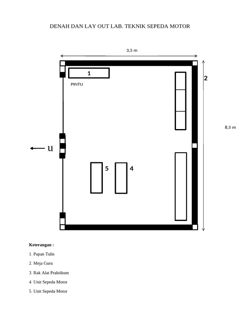 Denah Dan Tata Letak Lab | PDF