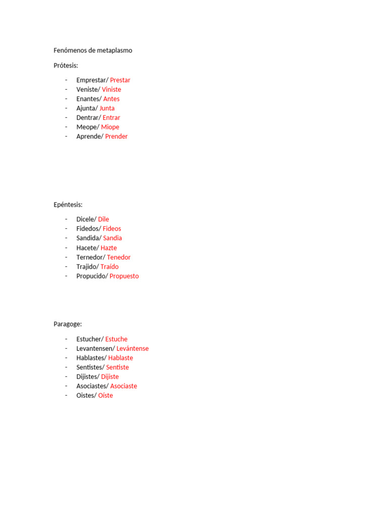 Taller Fenómenos de Metaplasmo | PDF