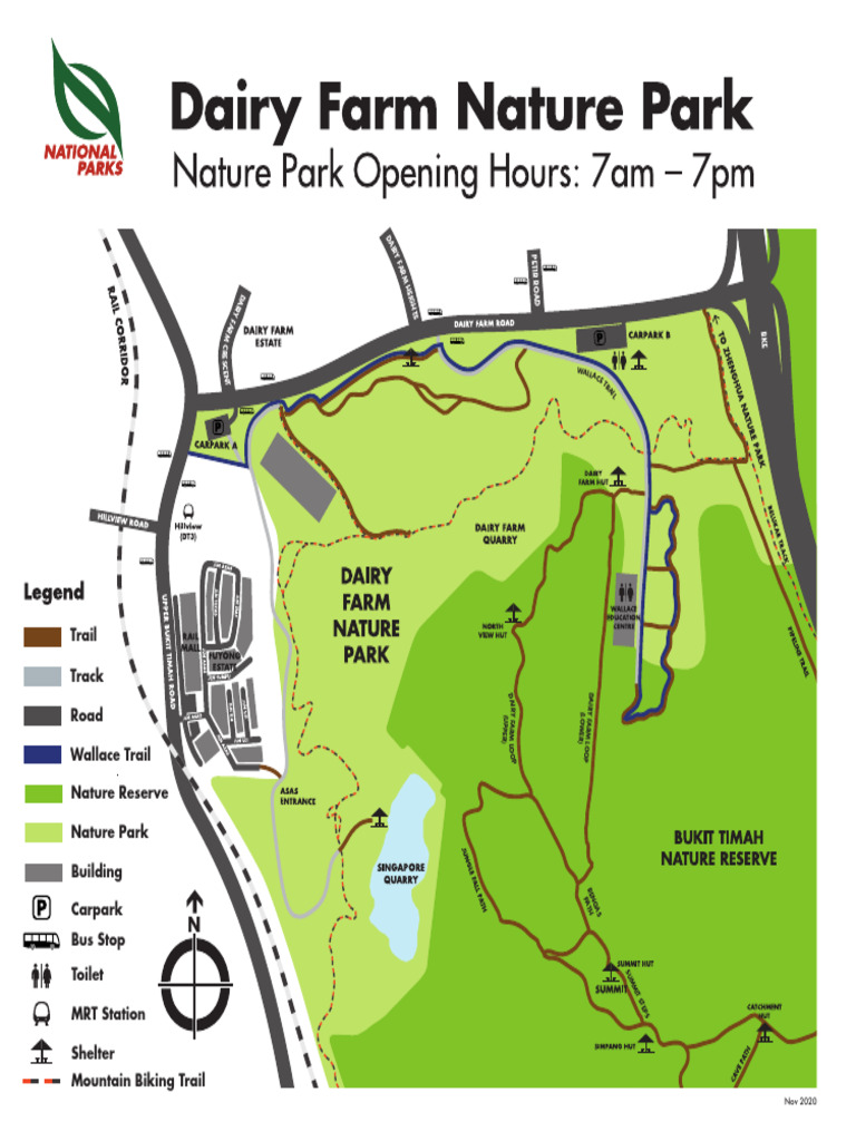 Dairy Farm Nature Park Map | PDF