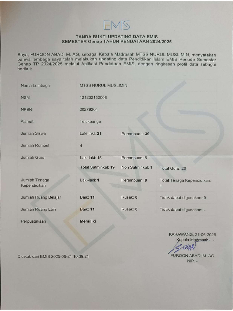 Bap Emis Semester Genap | PDF