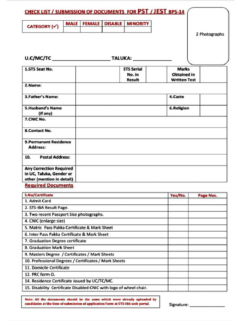 Check List | PDF