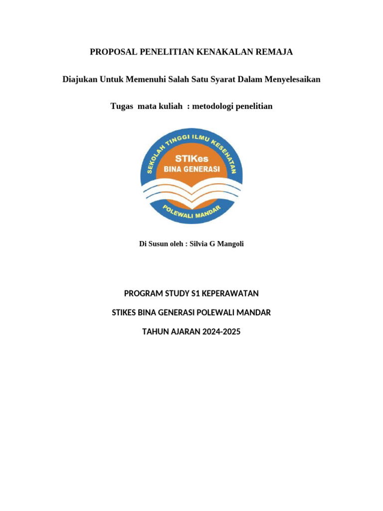 Analisis Kenakalan Remaja di Masyarakat | PDF