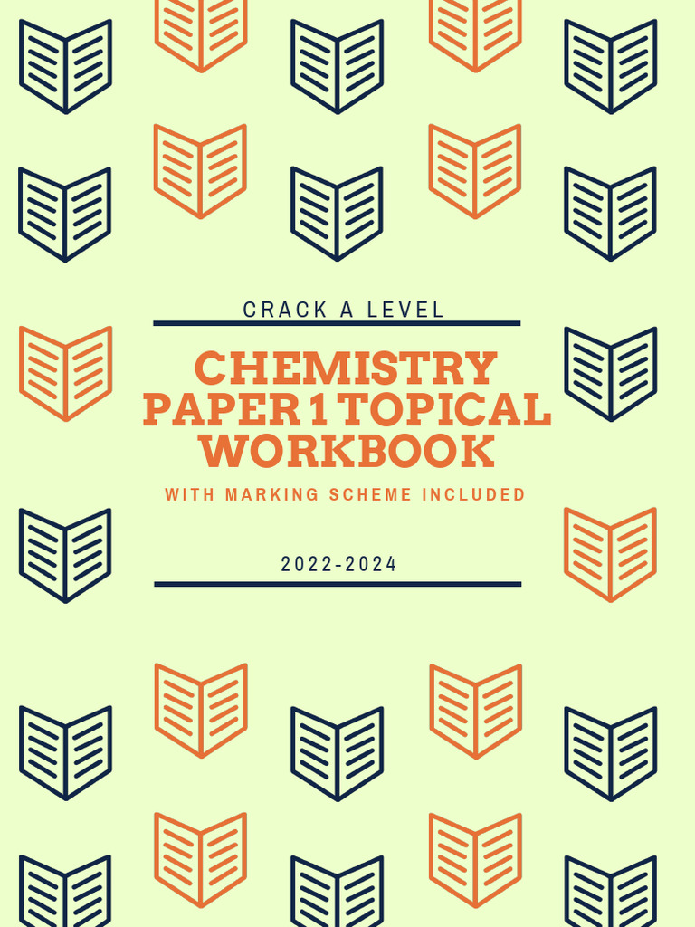 Chemistry Paper 1 (2022-2024) Topical Workbook | PDF | Reaction Rate ...