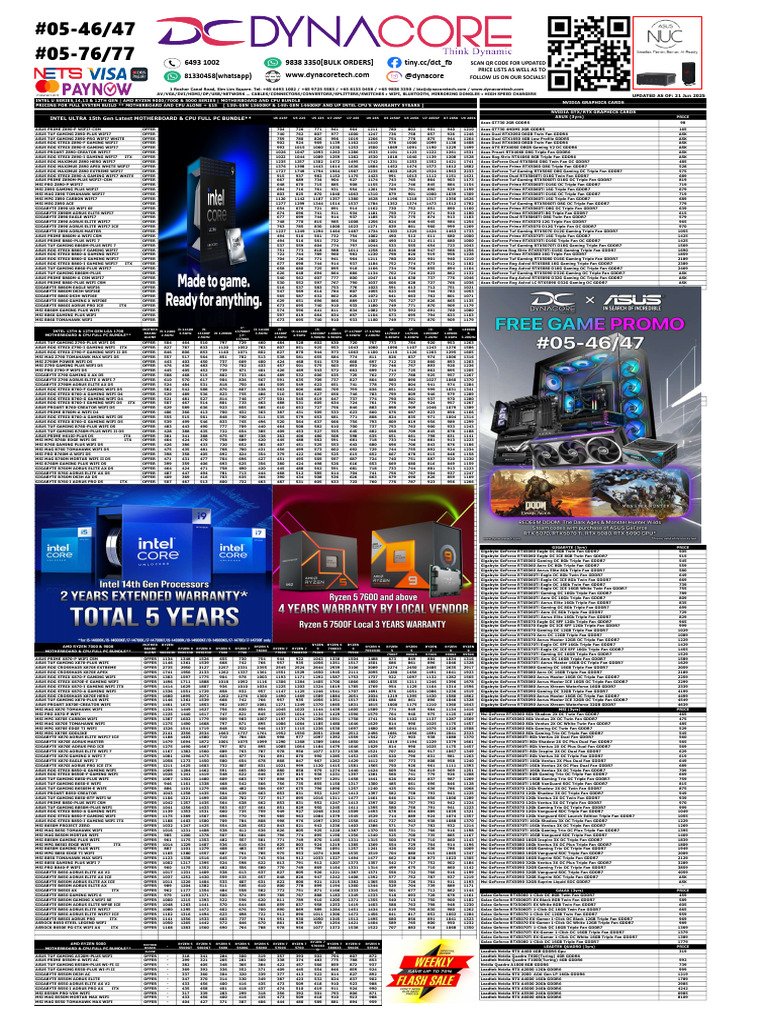 Dynacore Tech Product Price List | PDF | Computer Architecture | Computing