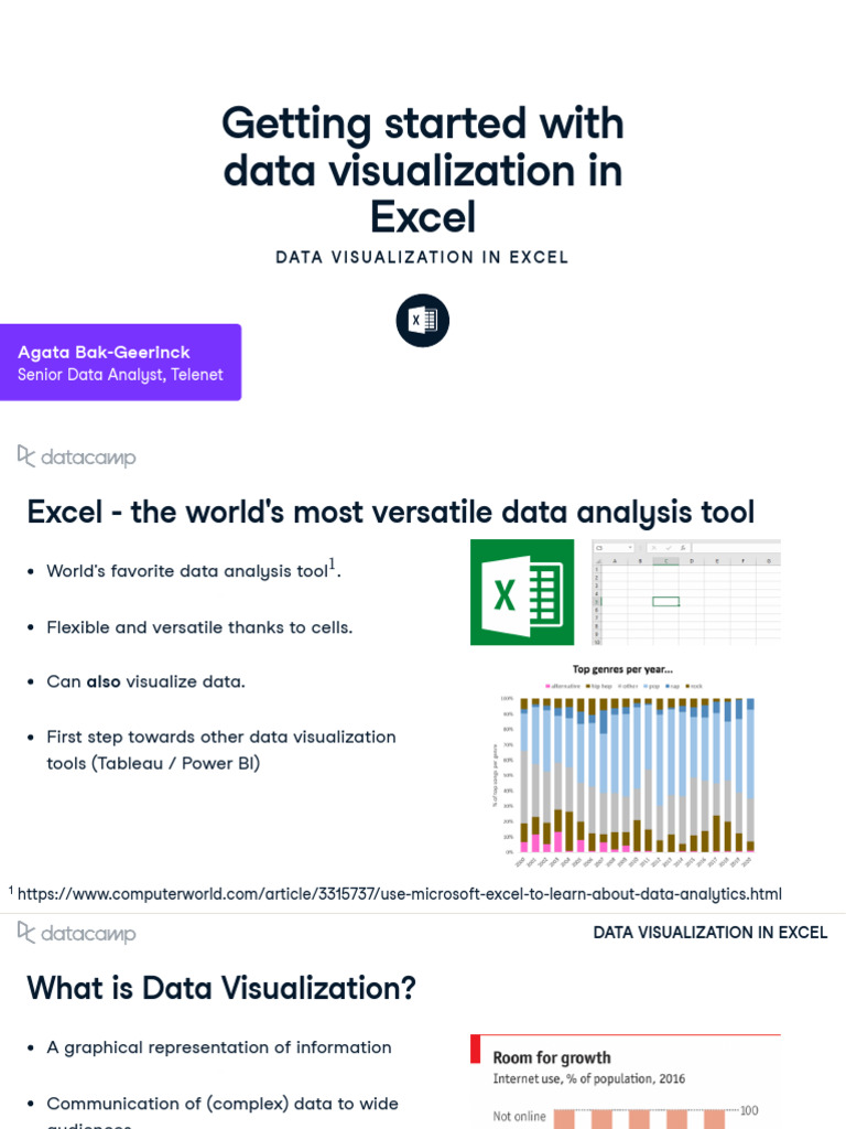 Getting Started Withdata Visualization InExcel - 1 | PDF