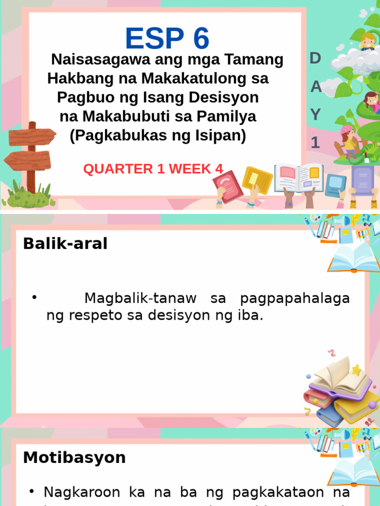 Ppt-Esp6-Q1-Week 4 | PDF