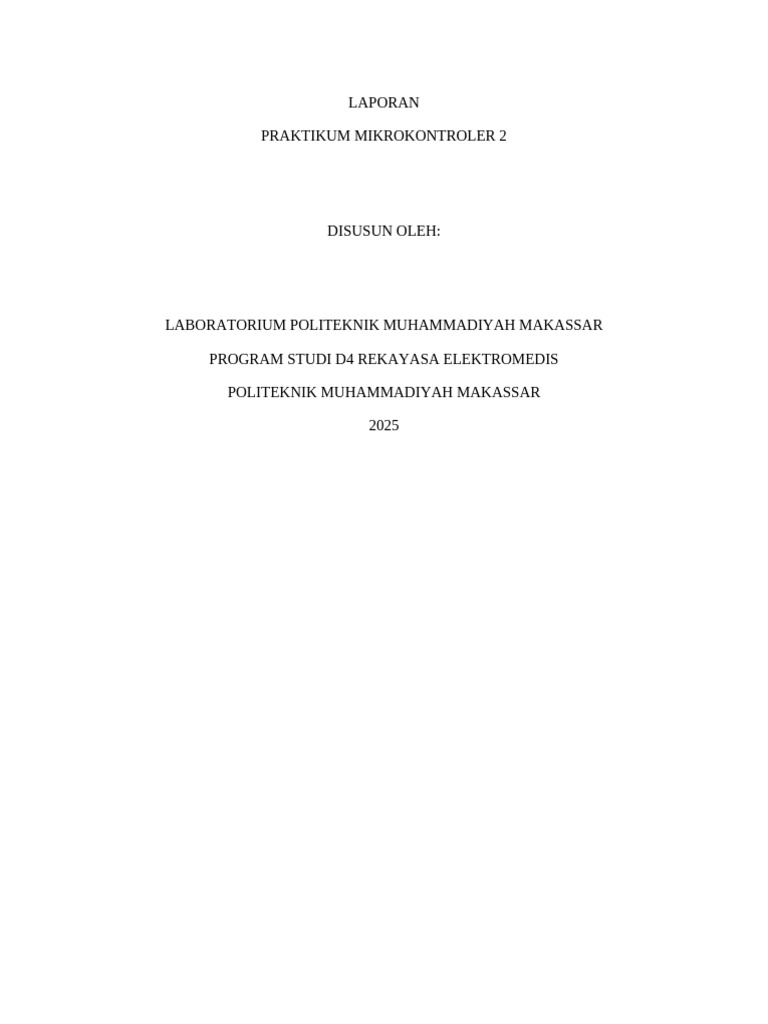 Modul Praktek Mikrokontroler 2 Sesuai PDF | PDF