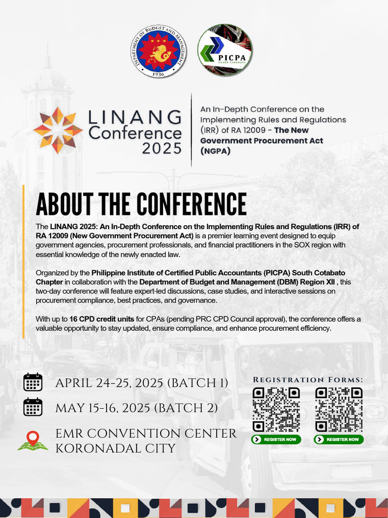 LINANG 2025 Conference Kit | PDF