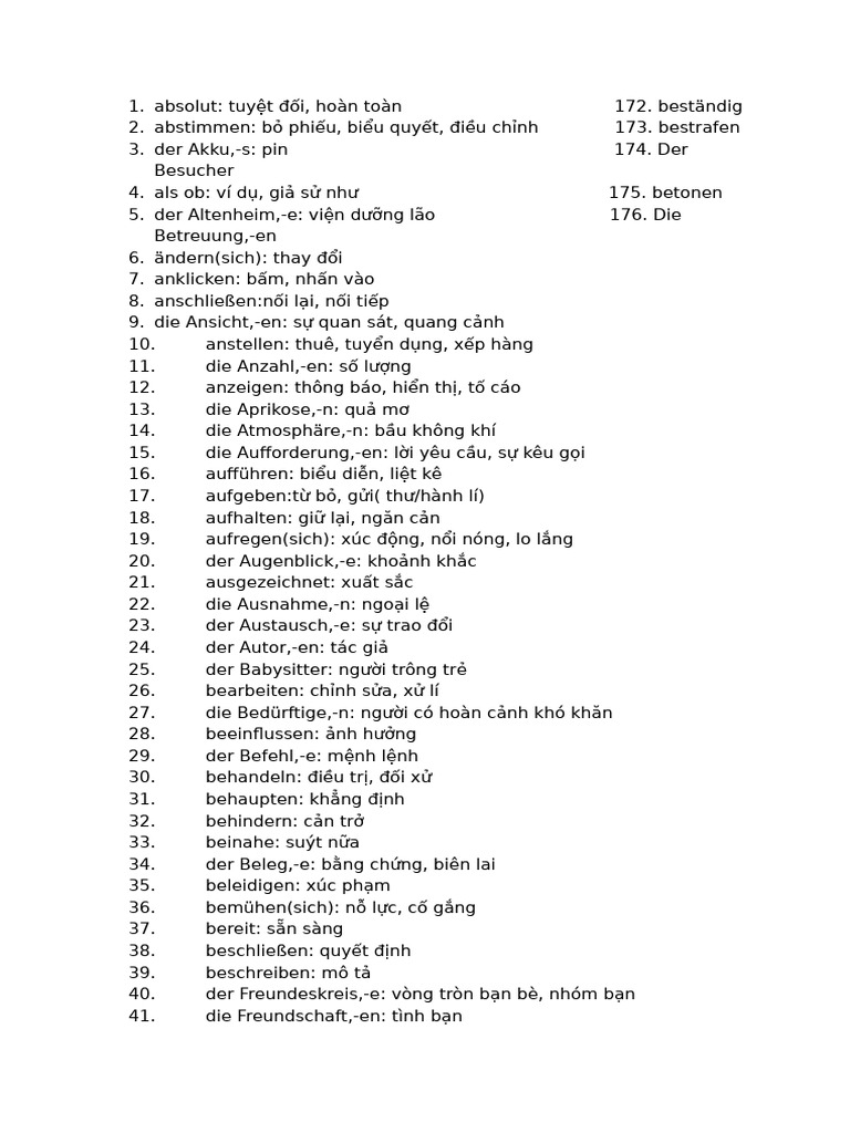 Wort Schatz | PDF