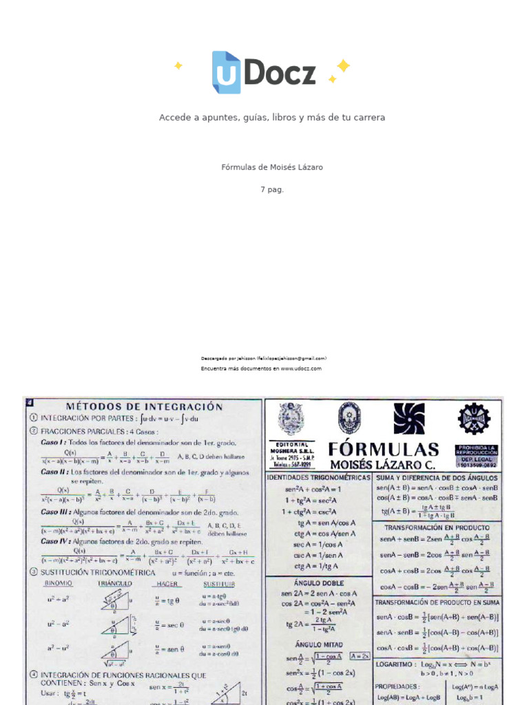 FORMULAS | PDF