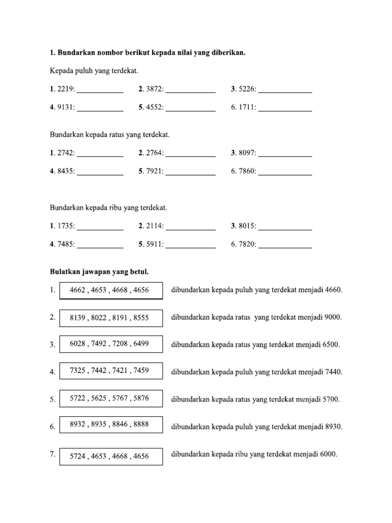 Latih Tubi Matematik Modul 9 | PDF