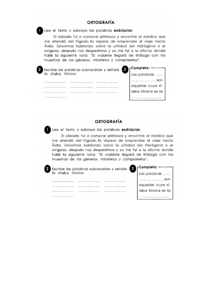 Hojas de Trabajo L1 | PDF