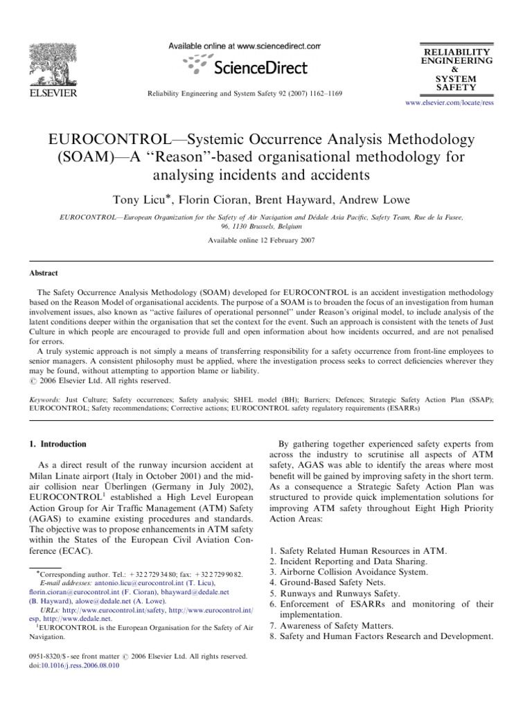SOAM: Systemic Incident Analysis Method | PDF | Information ...