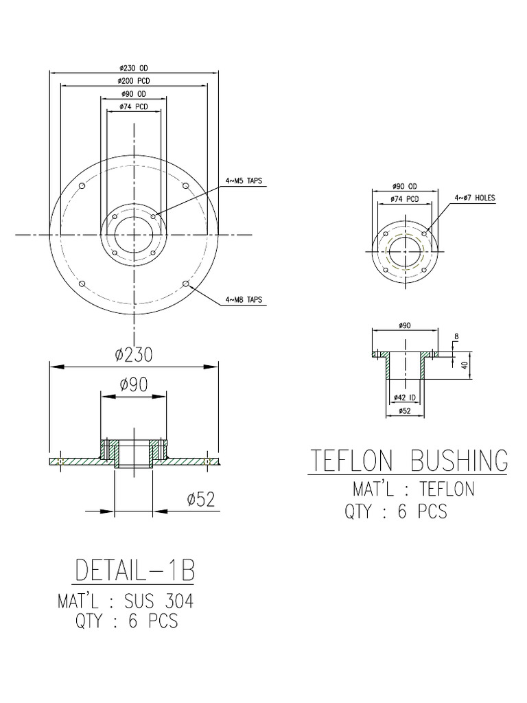 Teflon Bushing | PDF