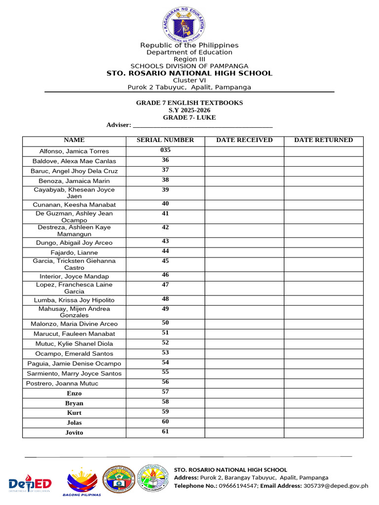 List of Textbooks | PDF