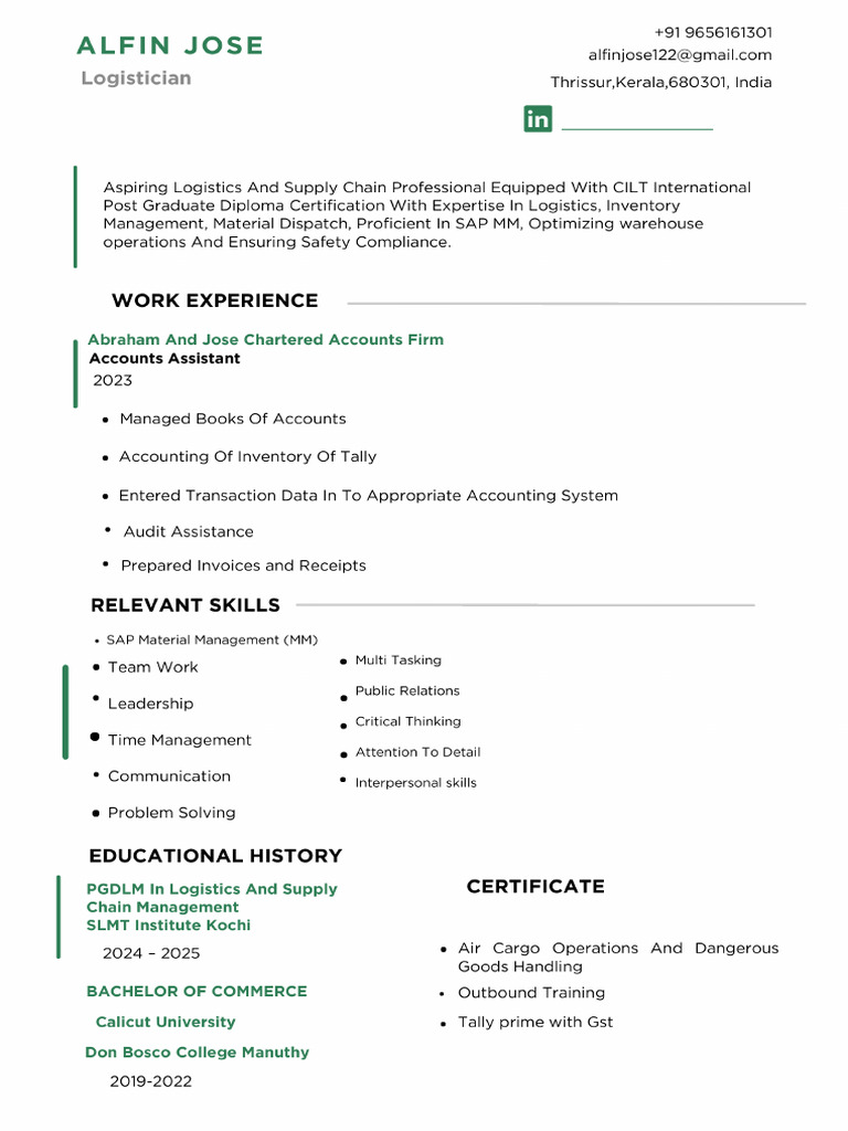 Alfin ATS Resume - 20250725 - 100600 - 0000 | PDF