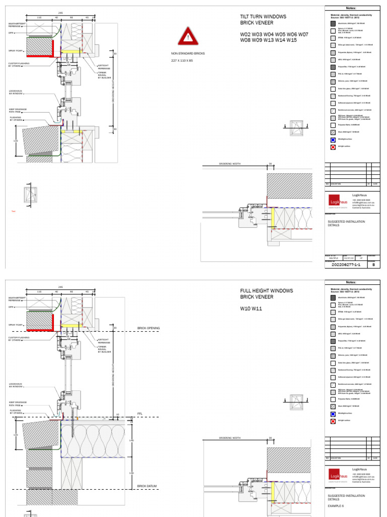 Example 06 - Passiv Haus Window Details | PDF | Flooring | Plywood