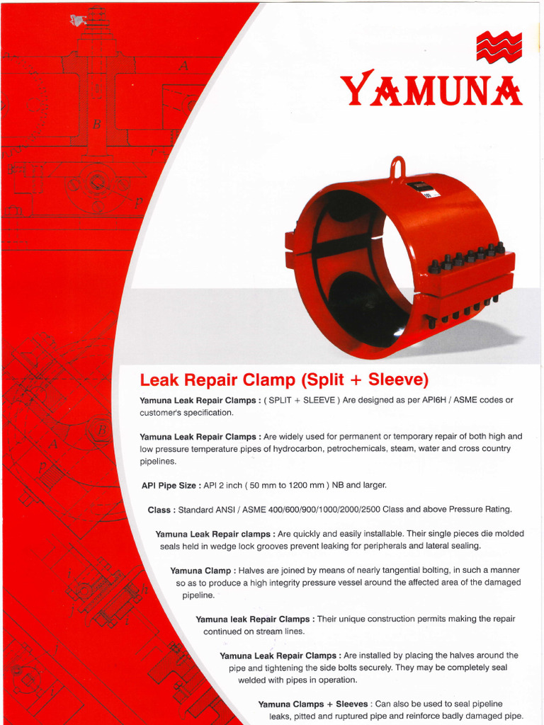 Online Leak Sealing Clamp Specifications | PDF | Chess Theory