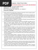 SDS Role in DNA Extraction Process | PDF | Sodium Dodecyl Sulfate ...