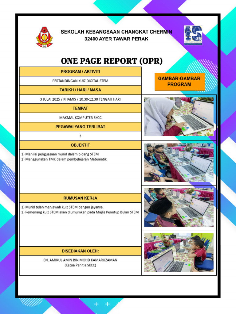 Pertandingan Kuiz STEM 2025 | PDF