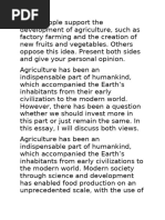 FFA Creed All Paragraphs | PDF | Agricultural Science | Agriculture