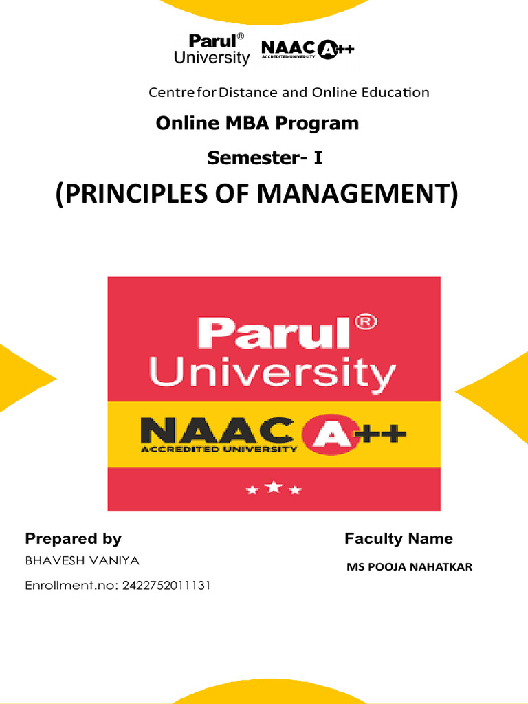 Principles of Management Assignment | PDF | Strategic Management ...