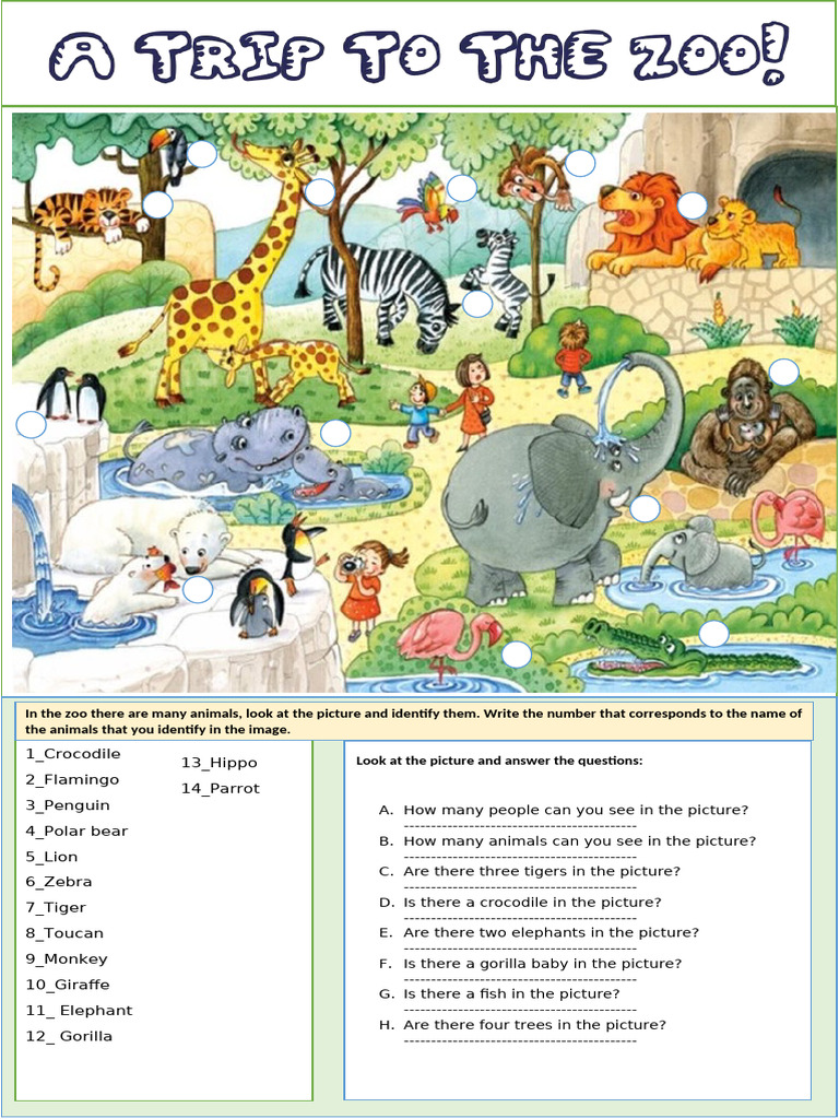 A Trip To The Zoo Writing Creative Writing Tasks 90875 | PDF | Zoology