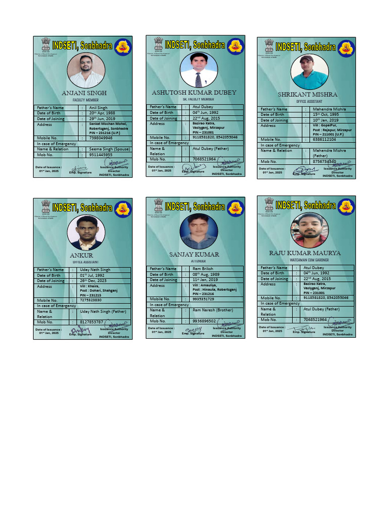 ID Card New Format | PDF