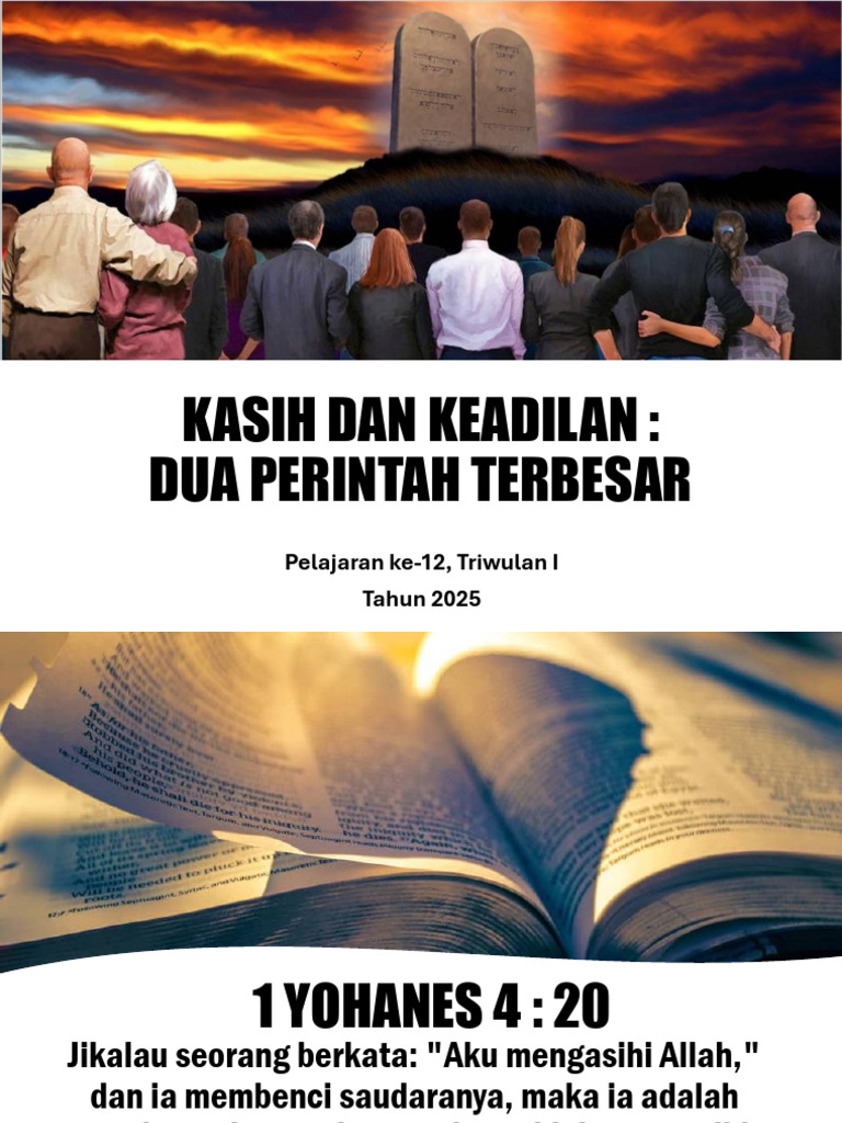 Mengasihi Tuhan dan Sesama | PDF
