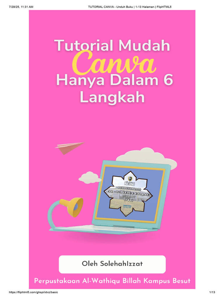 Tutorial Canva - Unduh Buku _ 1-13 Halaman _ Fliphtml5 | PDF