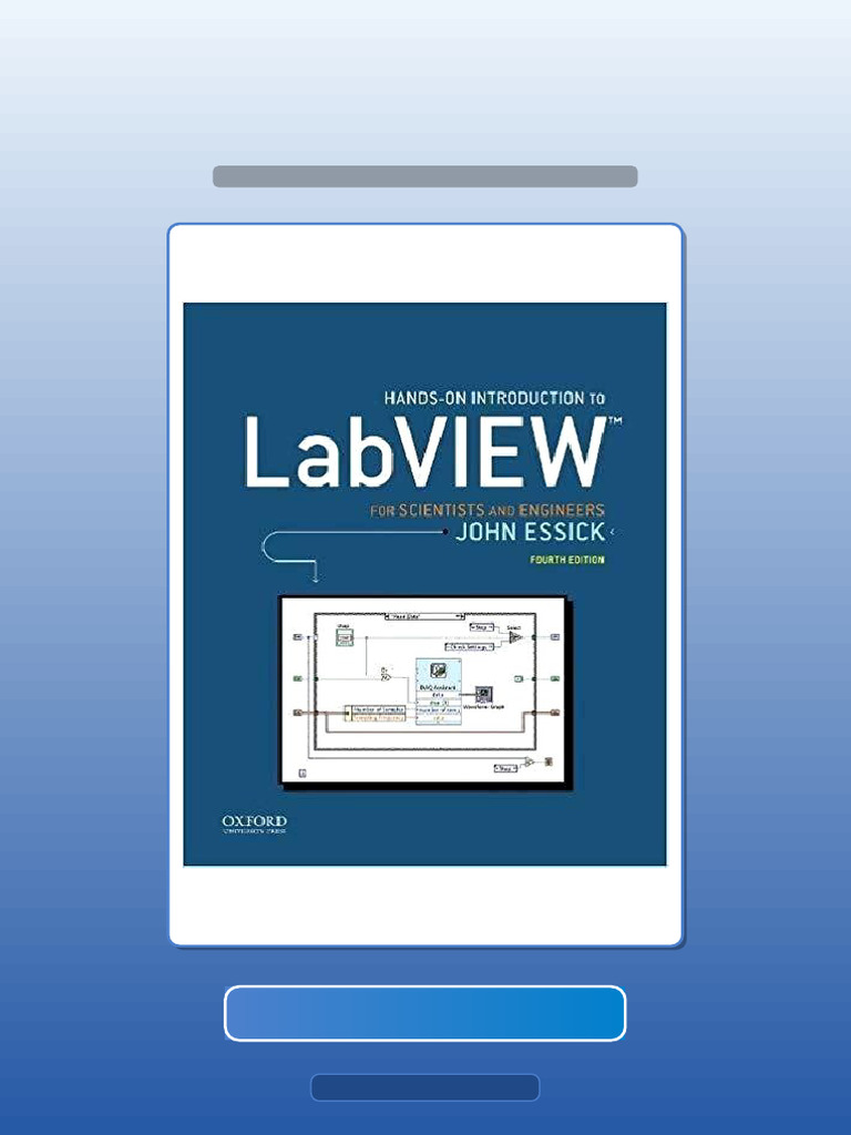 HandsOn Introduction To LabVIEW For Scientists and Engineers 4th ...