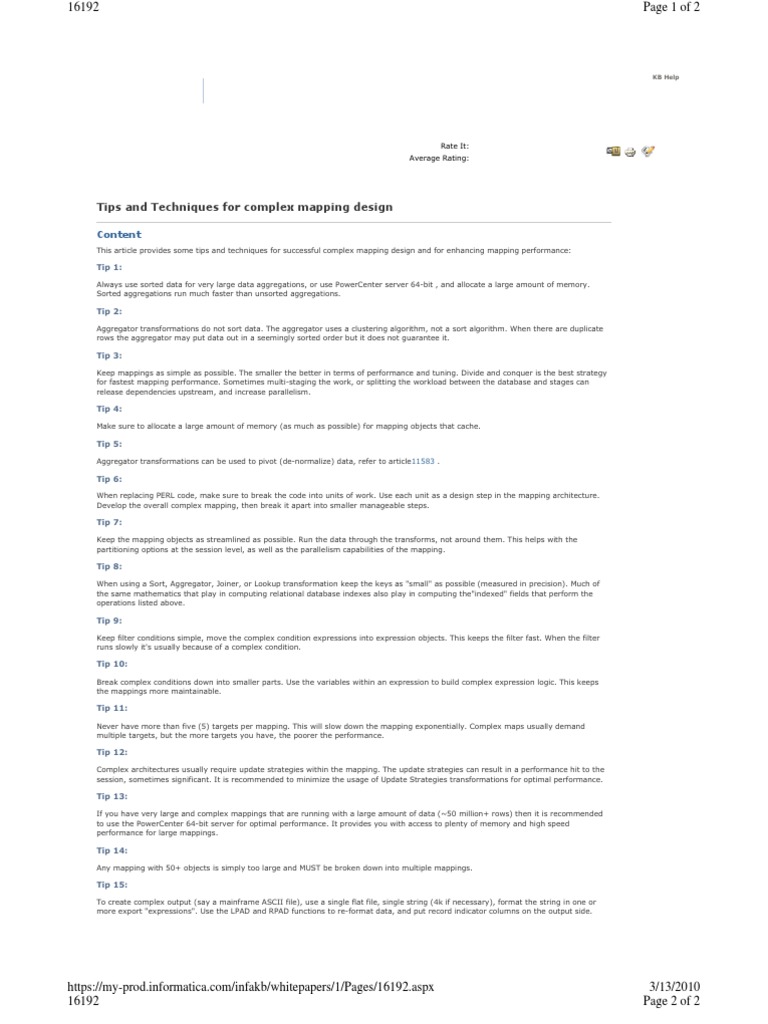 Complex Mapping Design | PDF | Database Index | Computer Programming