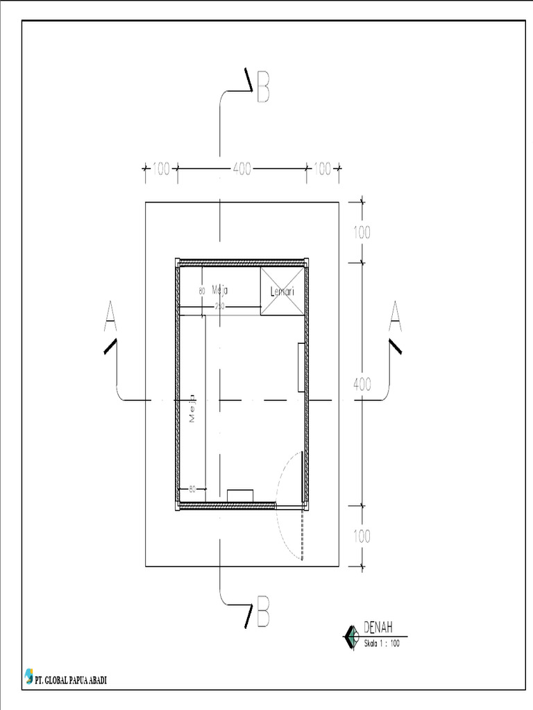 GBR Ruang Operasional IT Tower | PDF