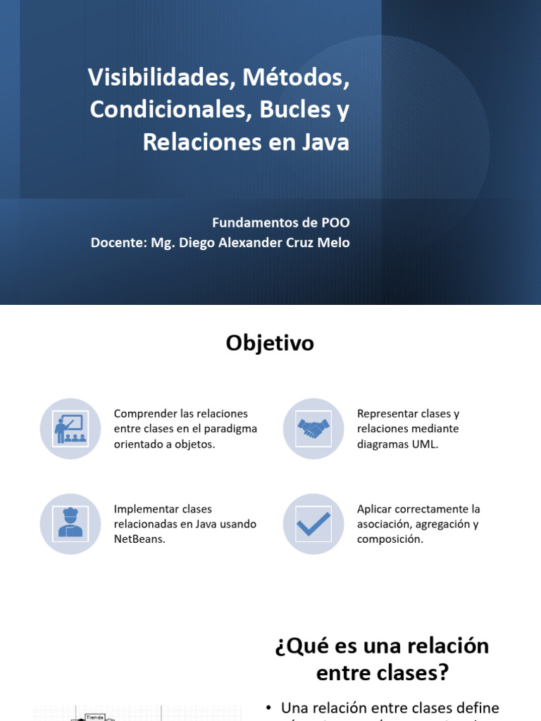 Relaciones entre Clases en Java | PDF | Objeto (informática ...